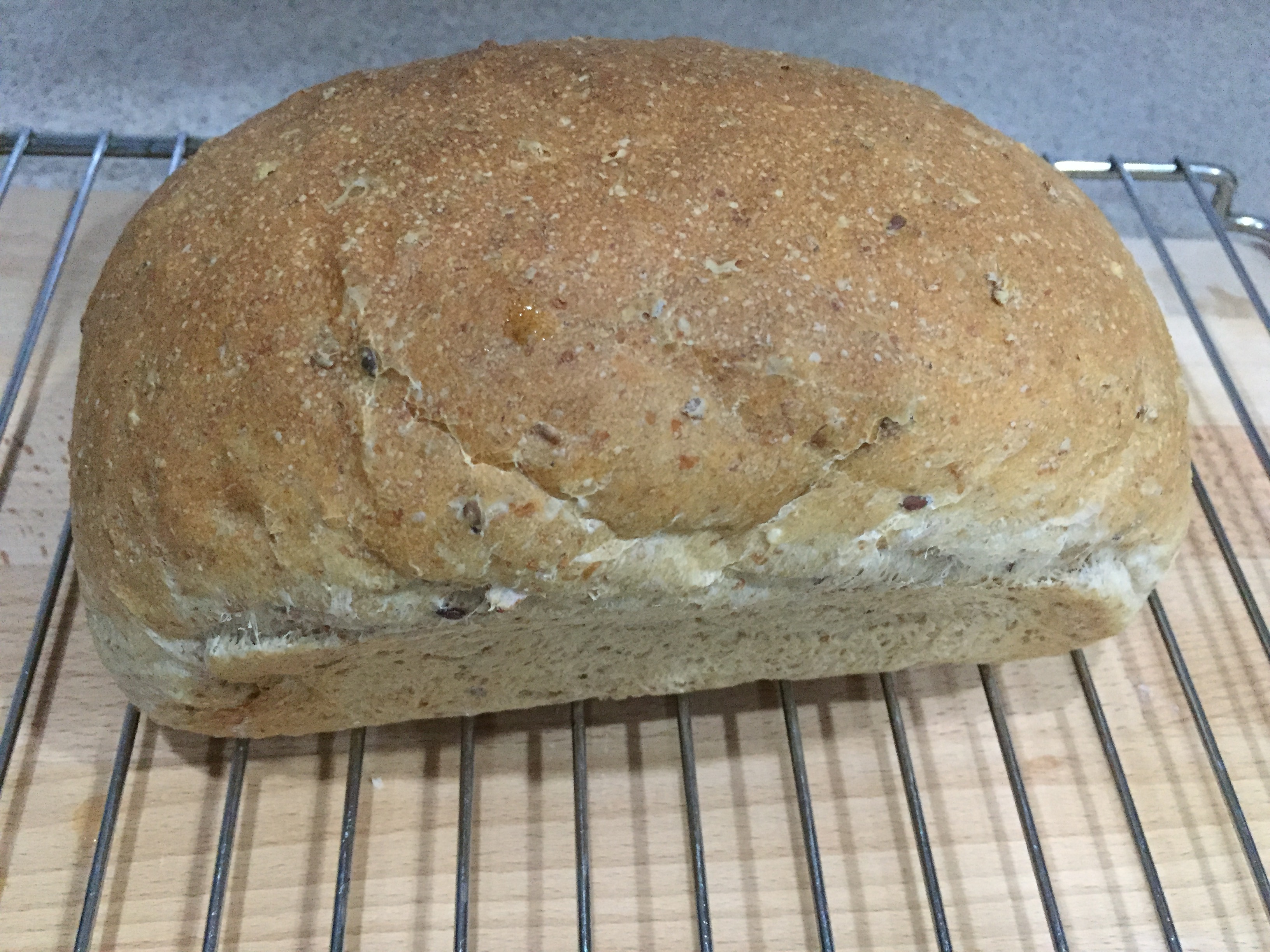 Soft Wholemeal Multigrain Bread (sponge dough method 中种) – Olady Bakes
