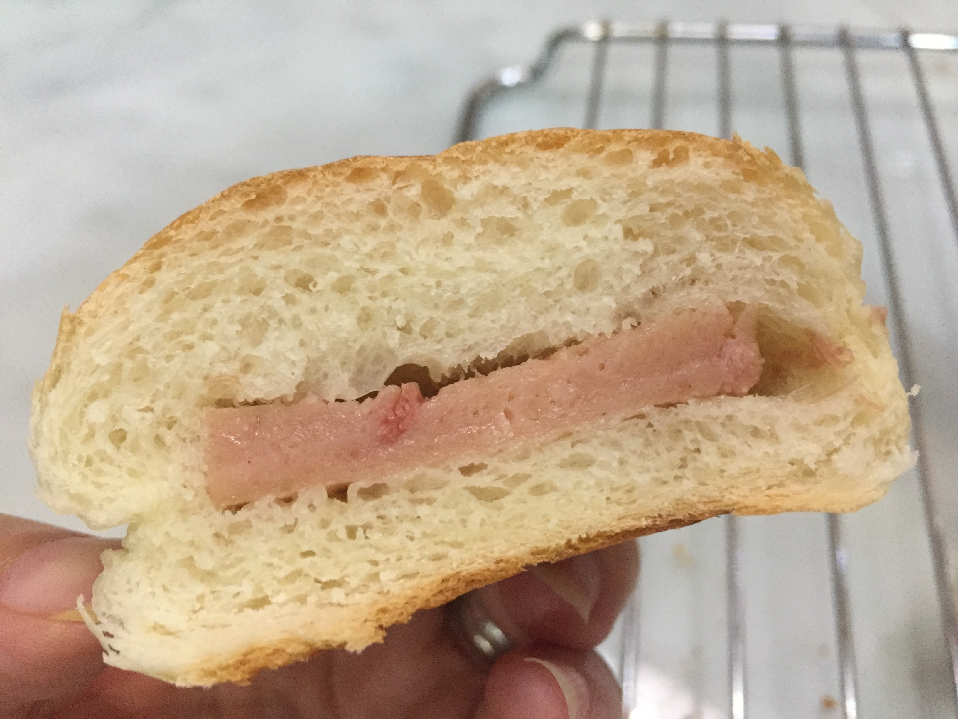 Old School Luncheon Meat Buns – Olady Bakes
