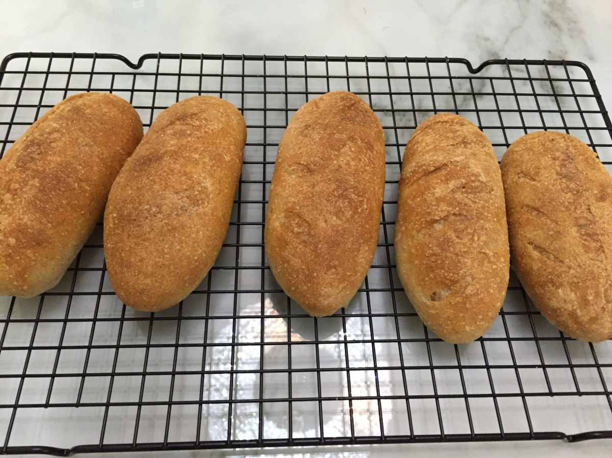 Crusty Country Wholemeal Rolls – Olady Bakes