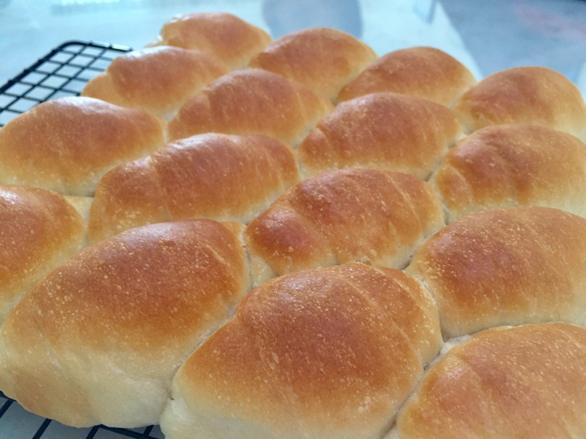Pull Apart Mini Rolls (Dairy cream and honey) – Olady Bakes