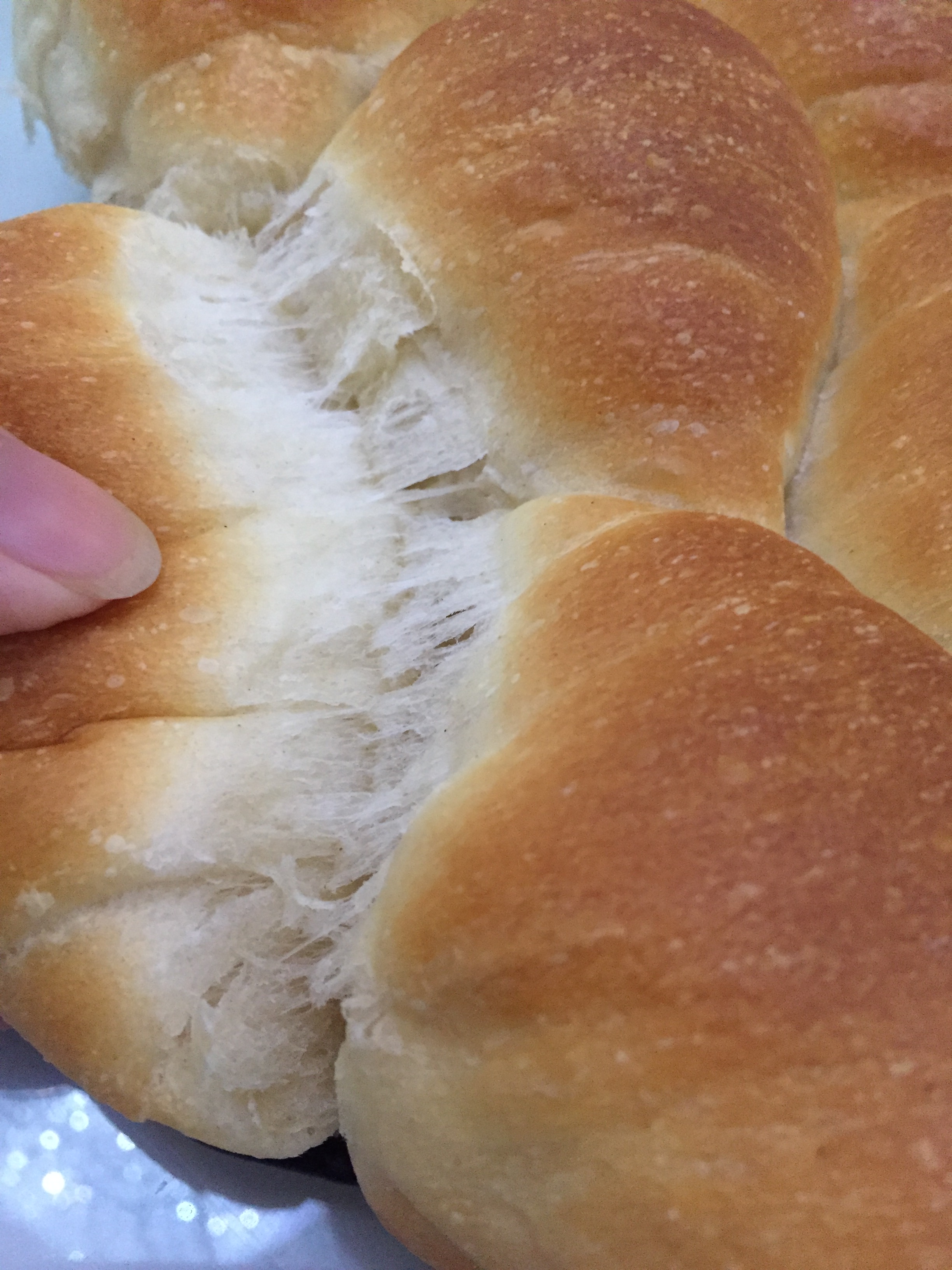 Pull Apart Mini Rolls (Dairy cream and honey) – Olady Bakes