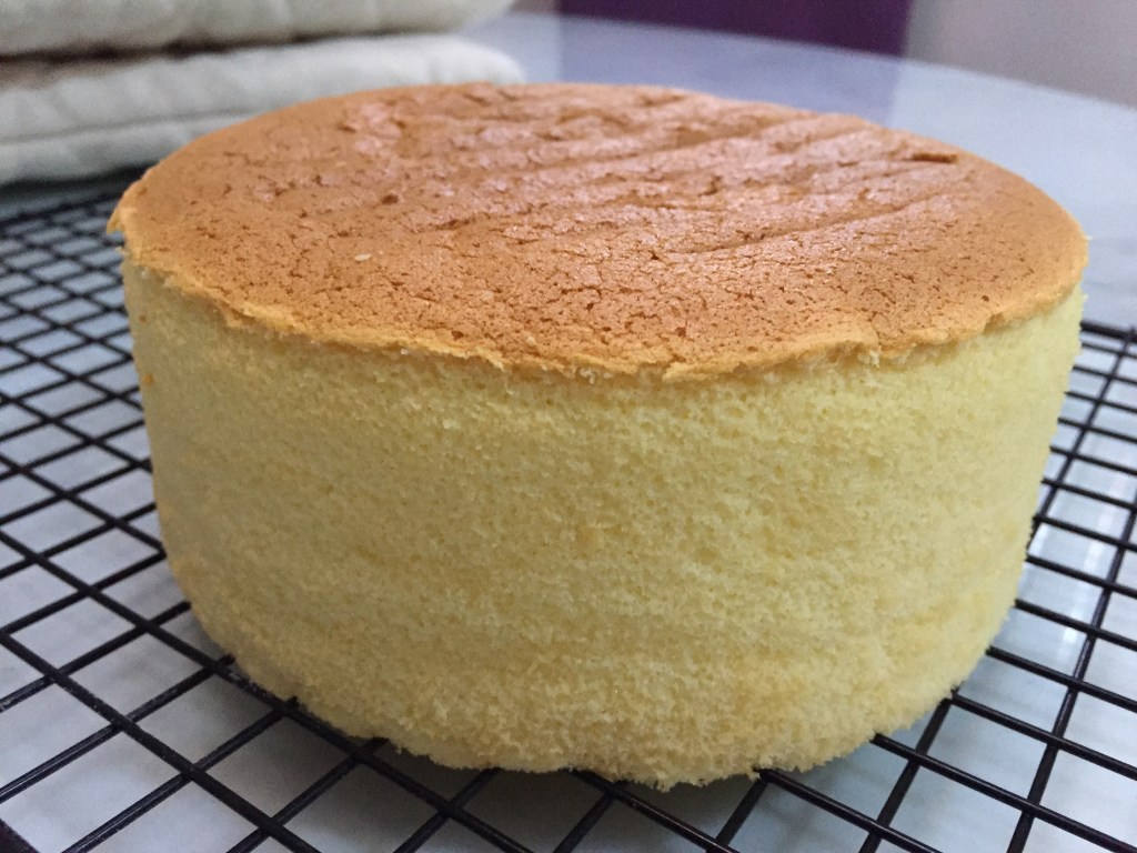 Golden Sponge Cake (cooked dough and dry bake) – Olady Bakes