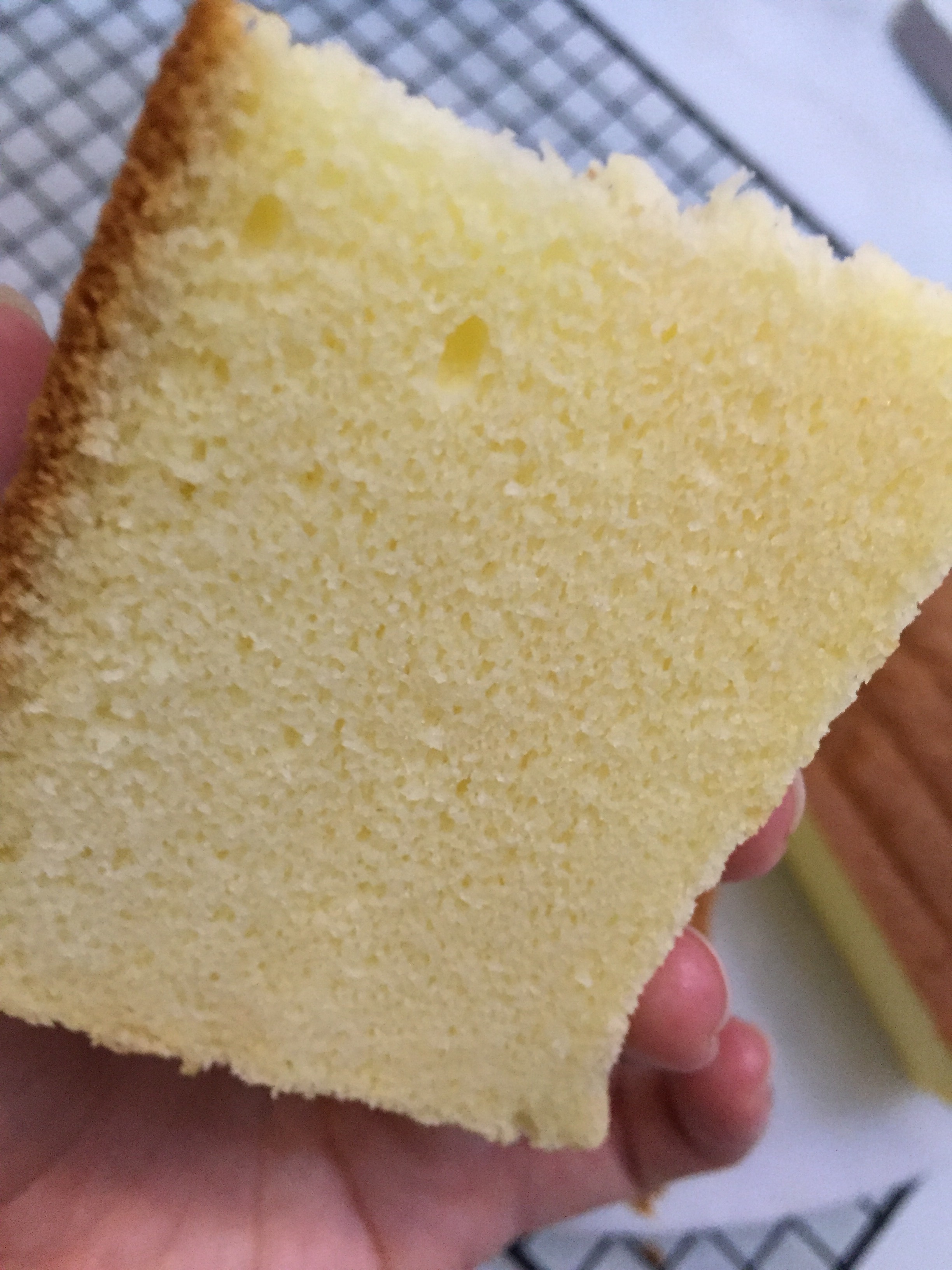 Golden Sponge Cake (cooked dough and dry bake) – Olady Bakes