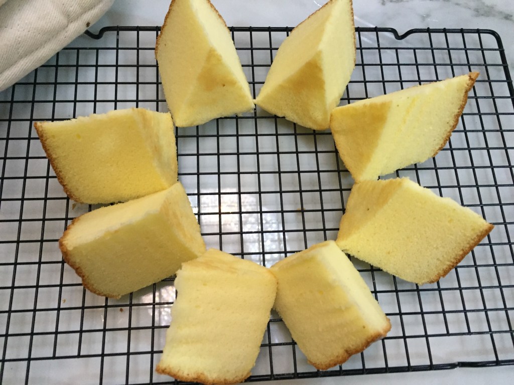 Golden Sponge Cake (cooked dough and dry bake) – Olady Bakes