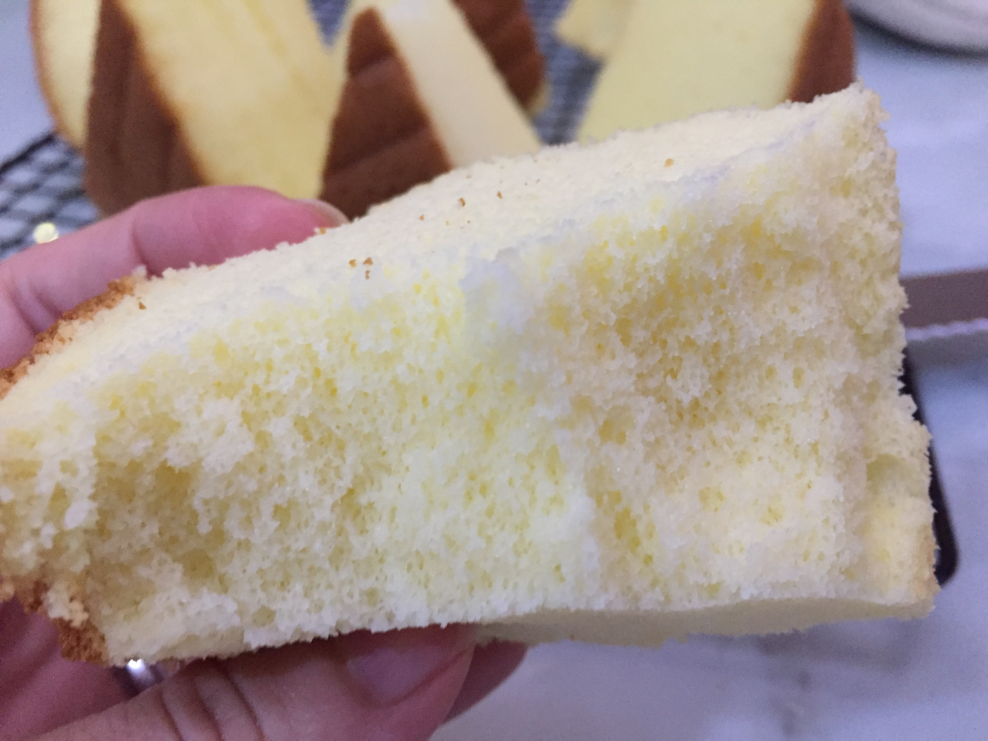 Golden Sponge Cake (cooked dough and dry bake) – Olady Bakes