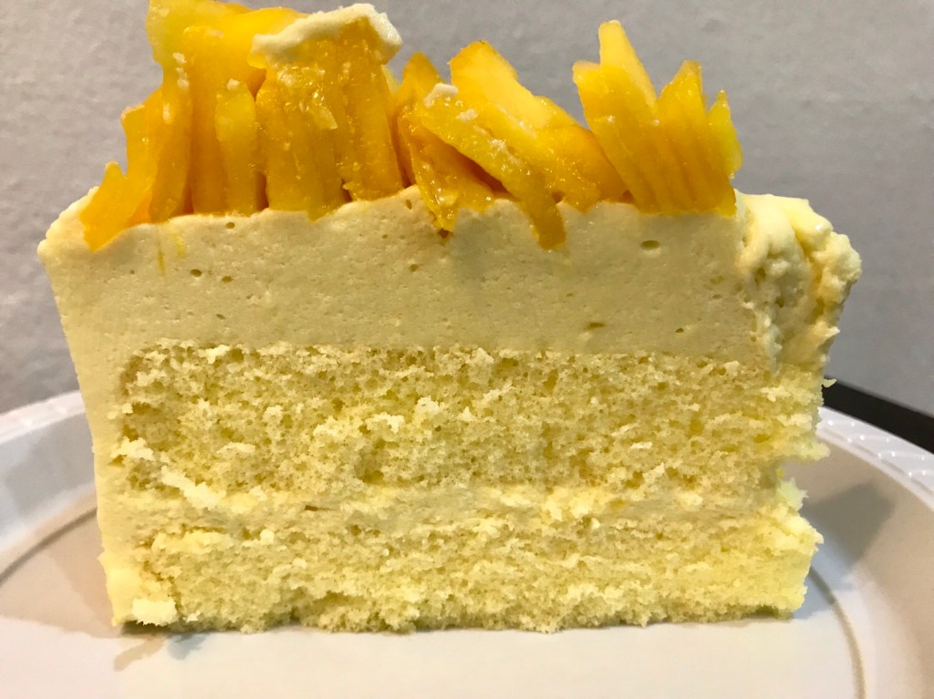 Mango Mousse Rose Cake – Olady Bakes