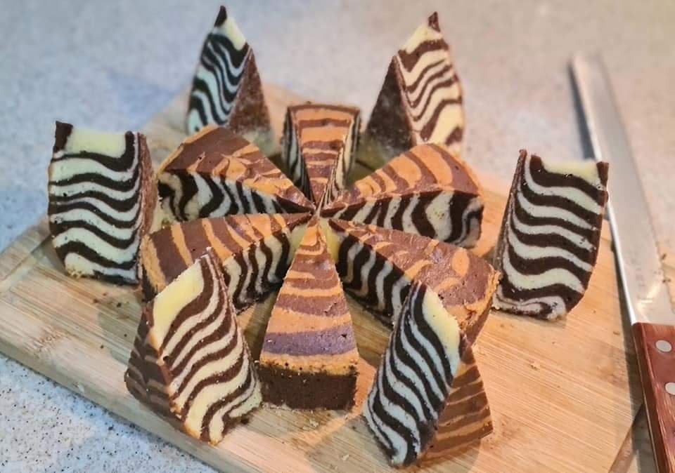 Zebra Butter Cake – Olady Bakes